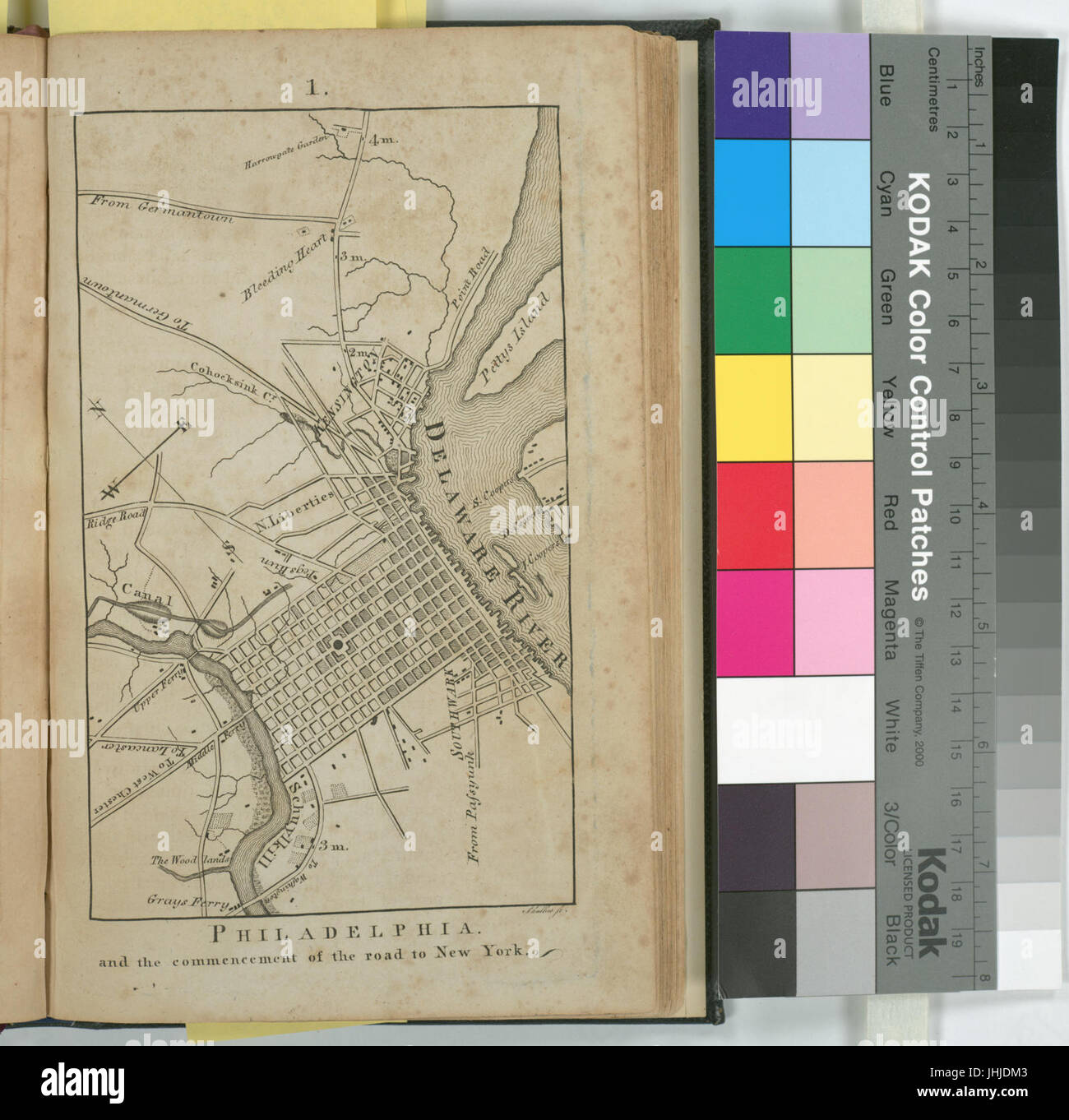 Philadelphia road map hi-res stock photography and images - Alamy