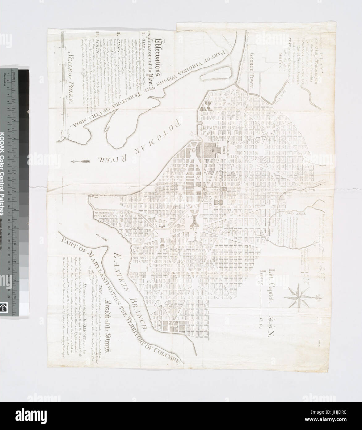 Washington d c city planning map hi-res stock photography and images ...
