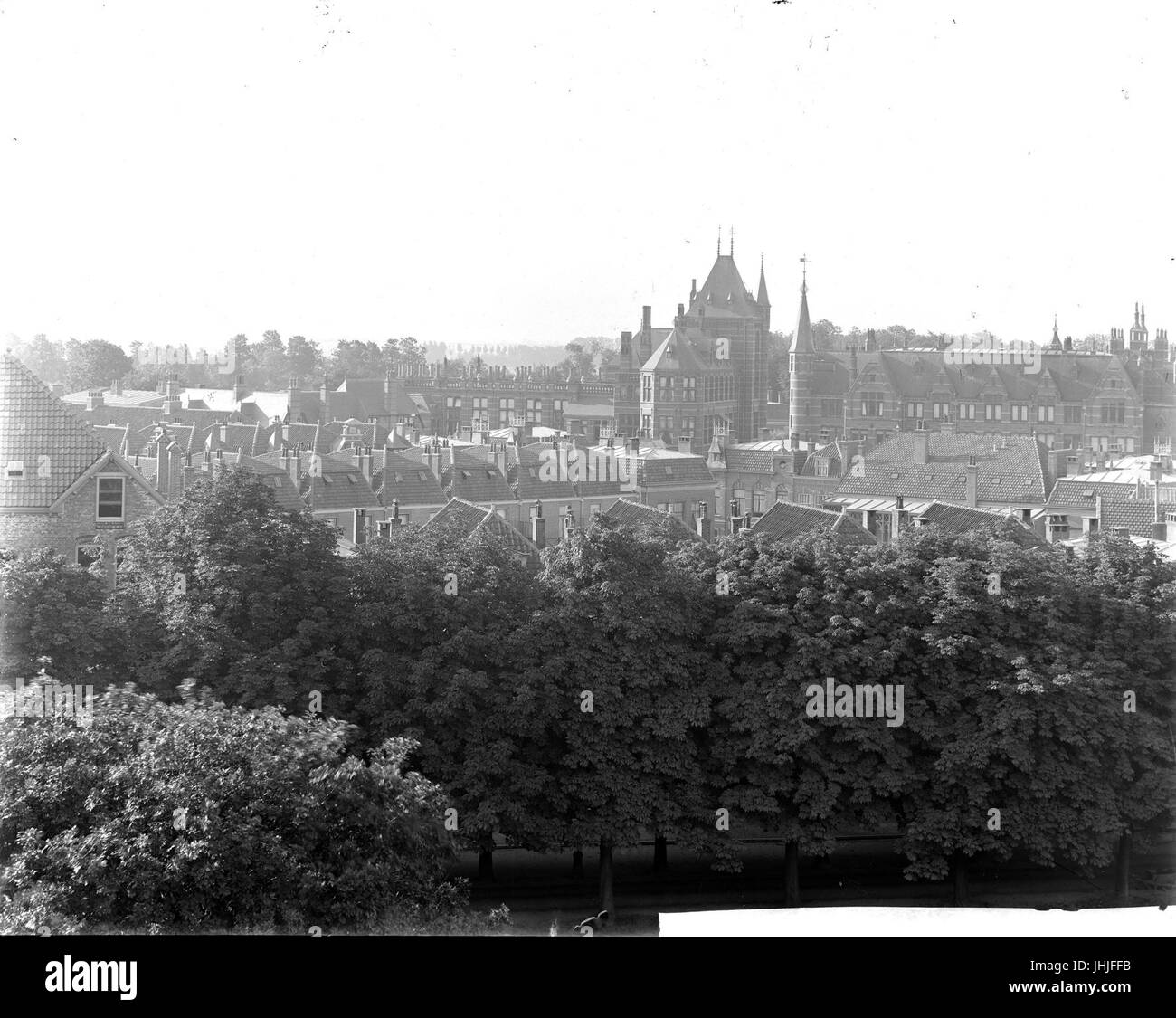 ErfgoedLeiden LEI001016344 Panorama met Vreewijk Stock Photo - Alamy