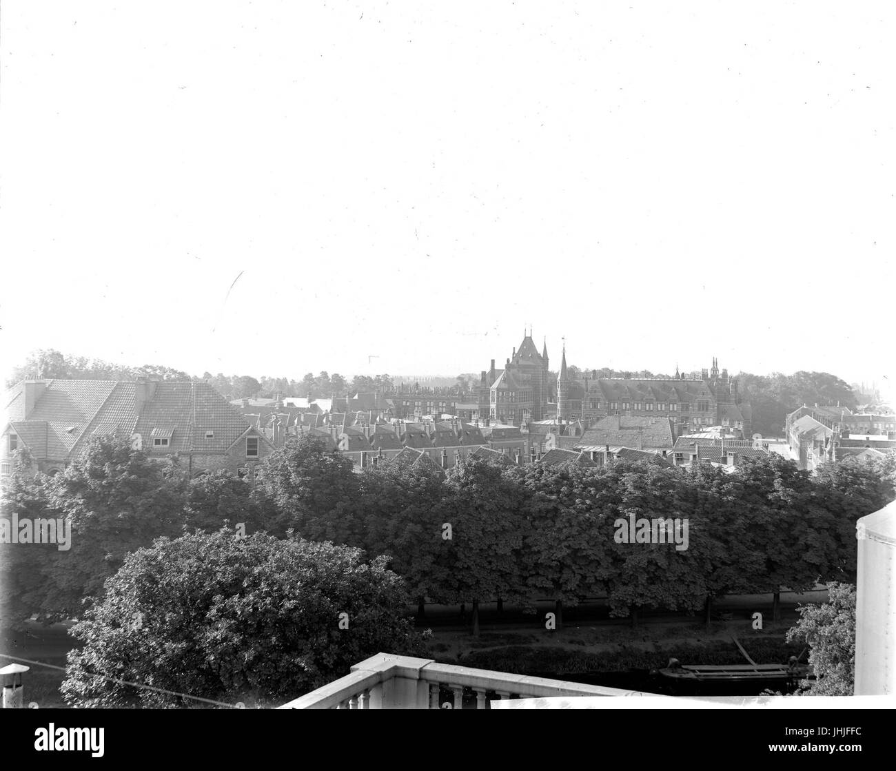 ErfgoedLeiden LEI001016347 Panorama met Vreewijk Stock Photo - Alamy