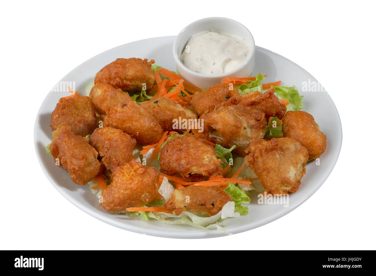 Breaded Fish Nugget Stock Photo - Alamy