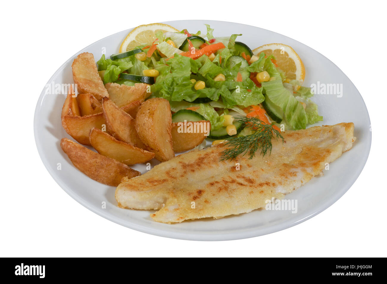 Grilled Fish Fillet Stock Photo - Alamy