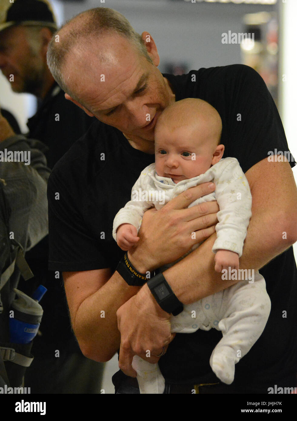 Rory Coleman (Sir Ranulph Fiennes trainer) returning to Gatwick 2015 ...