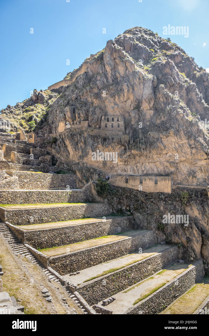 Ollantaytambo Inca Ruins And Terraces Ollantaytambo Sacred Valley