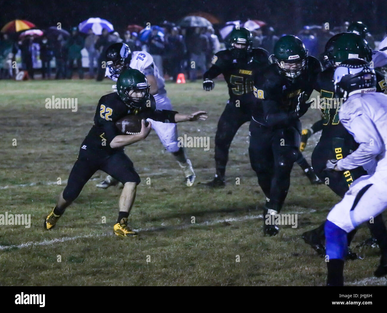 Football action with Pleasant Valley vs. Paradise High School at ...