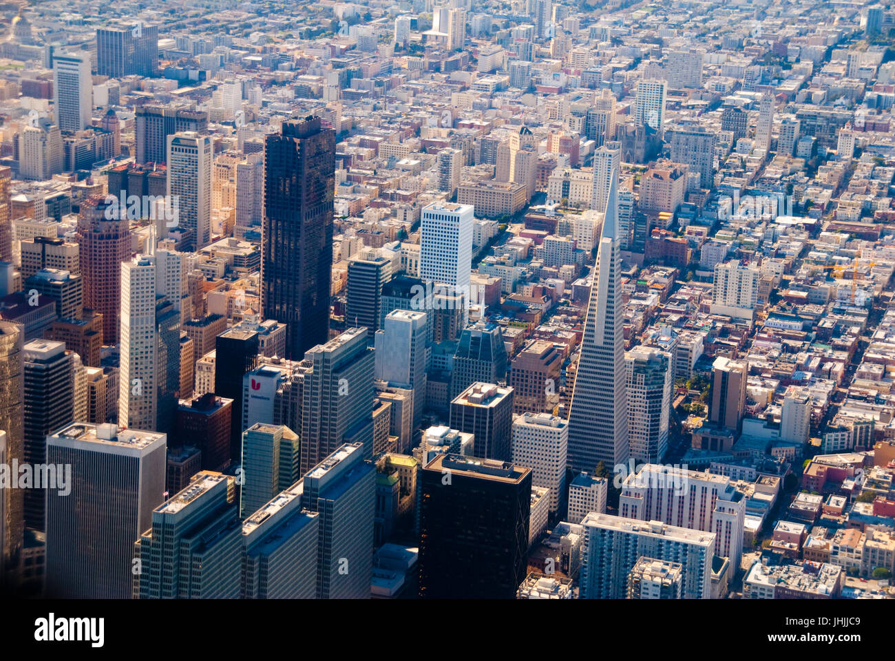 Flying over California in a Cessna single engine plane Stock Photo - Alamy