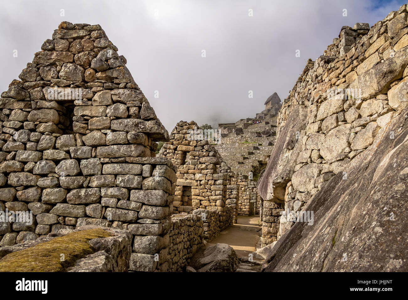 Incan temple machu picchu peru hi-res stock photography and images - Alamy
