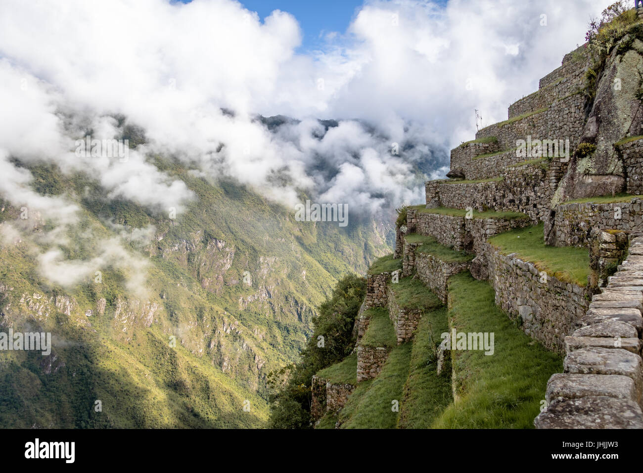 Machu pichu terraces hi-res stock photography and images - Alamy