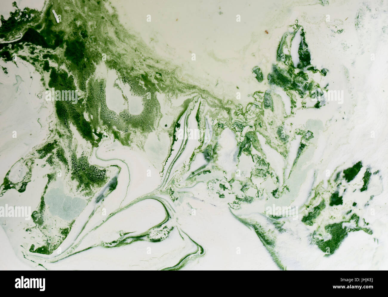 Marbled green and golden abstract background. Liquid marble pattern ...