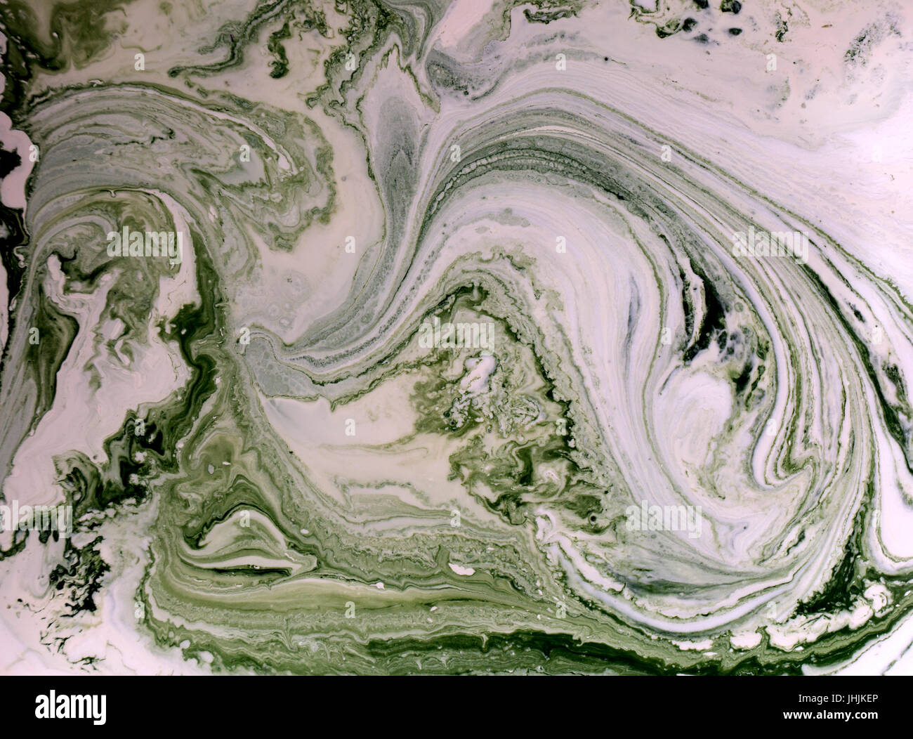 Marbled green and golden abstract background. Liquid marble pattern ...