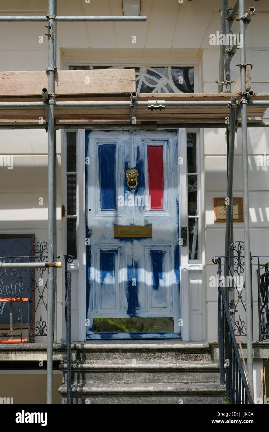 Building works in Cheltenham Stock Photo - Alamy