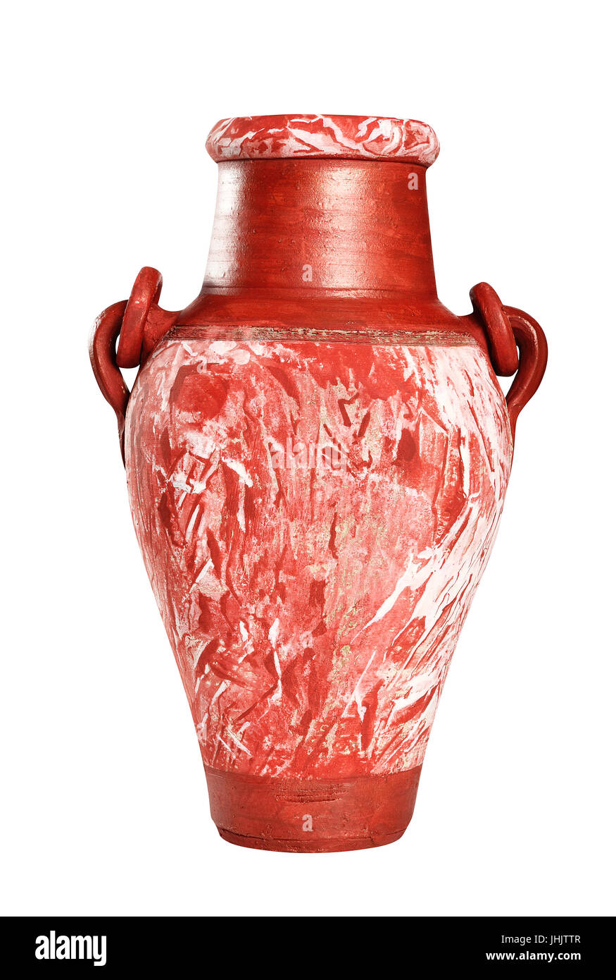 Contemporary painted clay amphora Stock Photo - Alamy