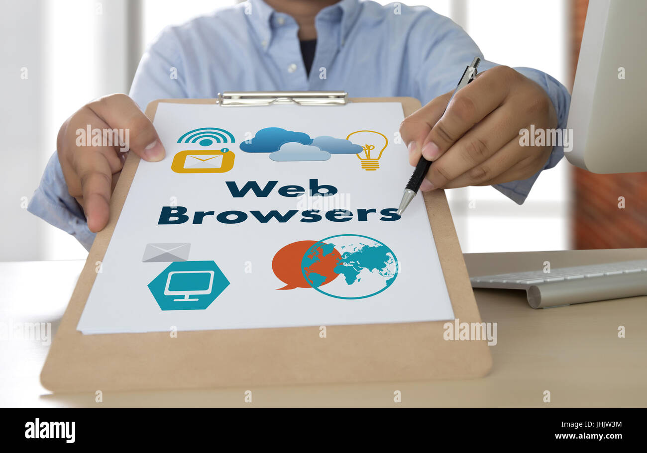 Website browsers hi-res stock photography and images - Alamy