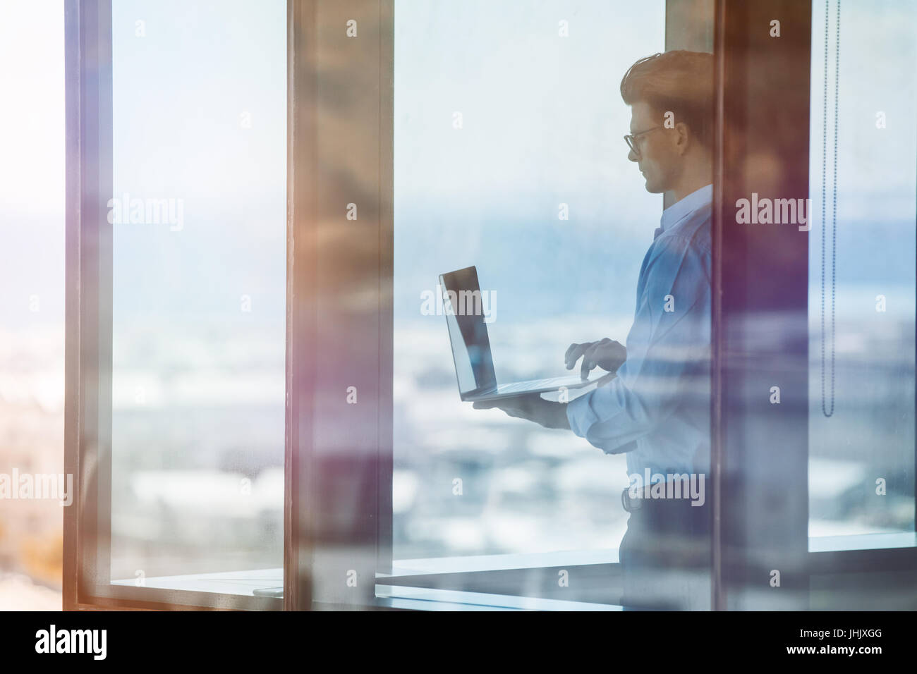 Inside standing horizontal hi-res stock photography and images - Alamy