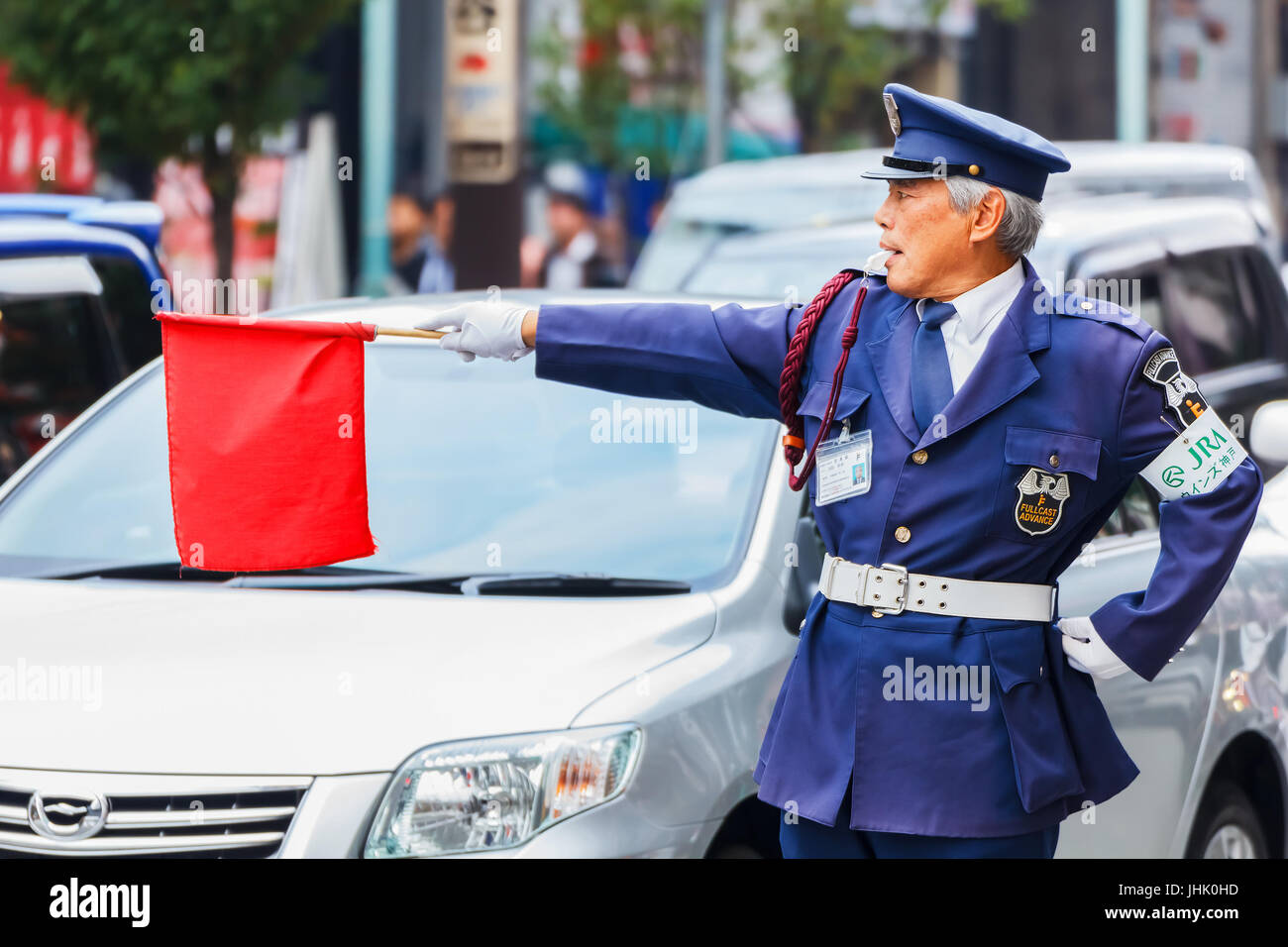 Japanese police man hi-res stock photography and images - Alamy