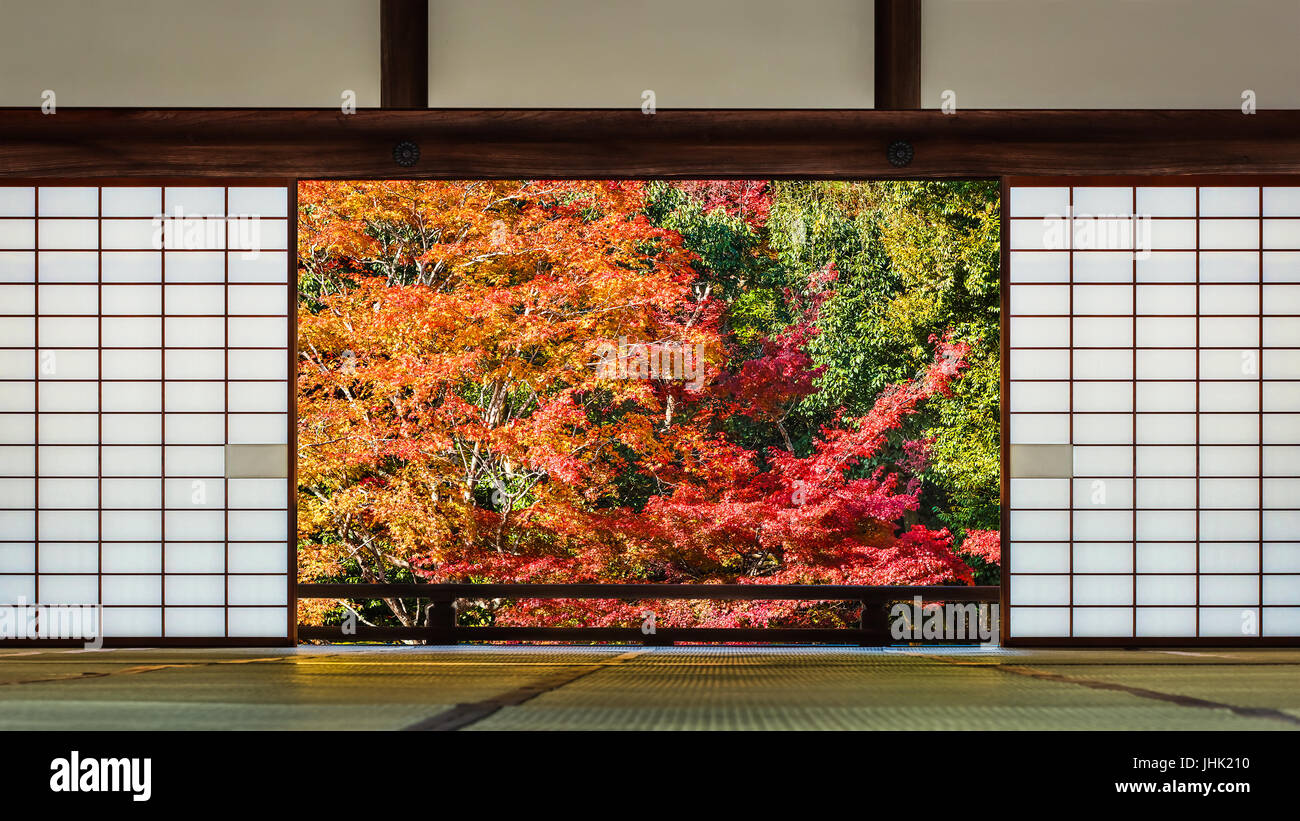 The tenryu ji temple unesco world heritage site in kyoto hi-res stock ...
