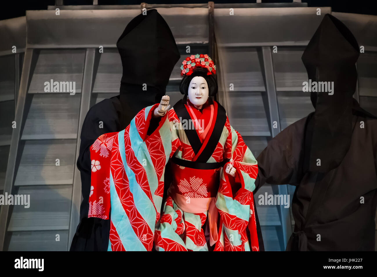 Japanese Traditional Puppet Play in Kyoto, Japan Stock Photo - Alamy