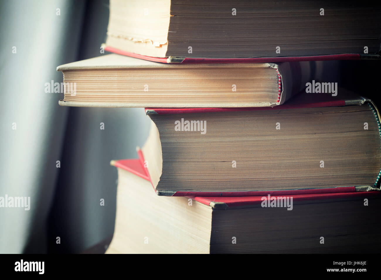 Books lying on the table hi-res stock photography and images - Alamy