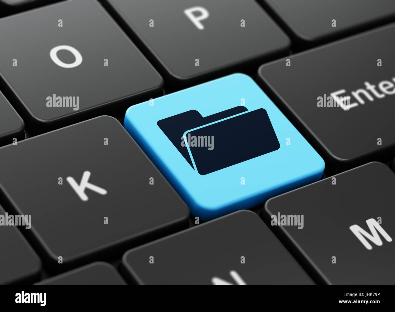 Business concept: Folder on computer keyboard background Stock Photo ...