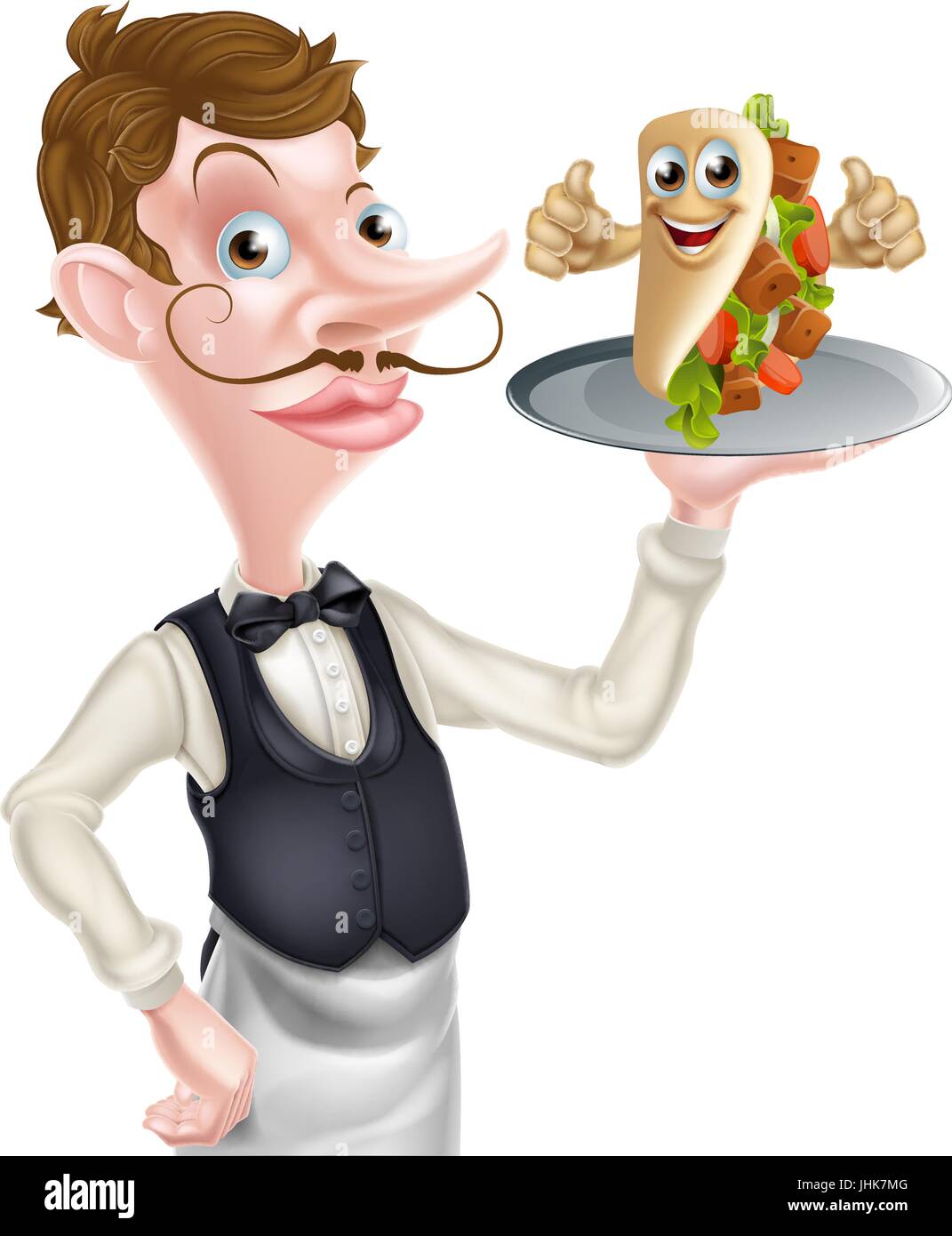 Donner kebab Cut Out Stock Images & Pictures - Alamy