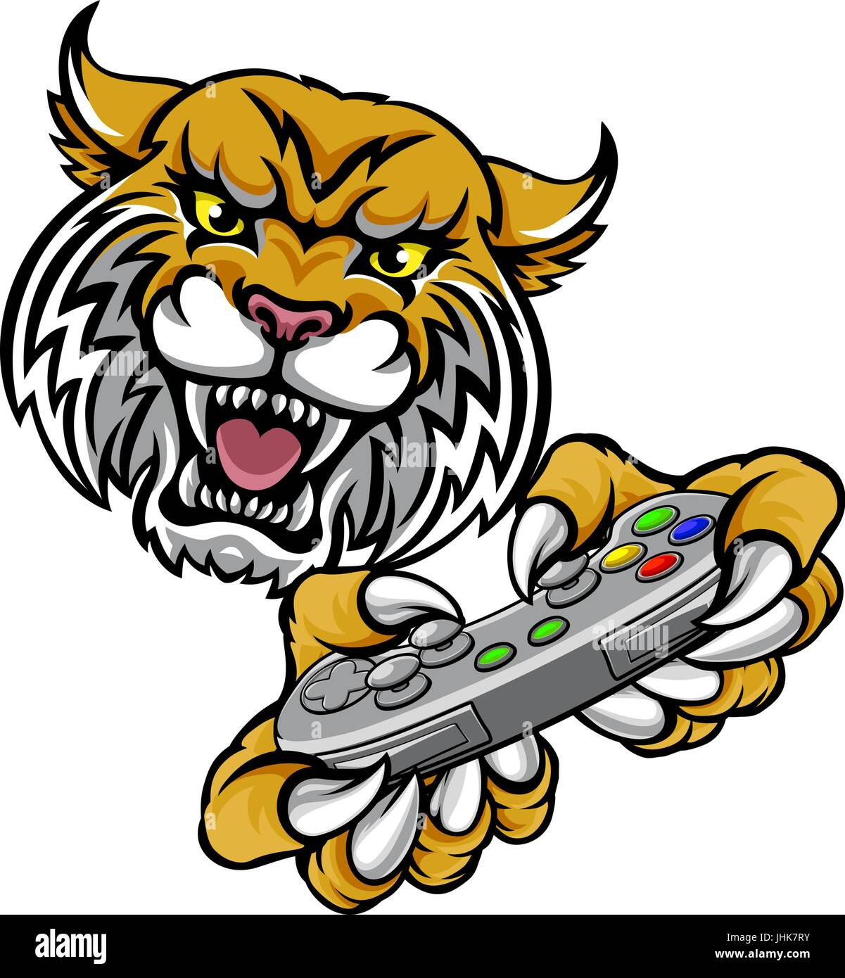 Wildcat angry wildcats team Stock Vector Images - Alamy