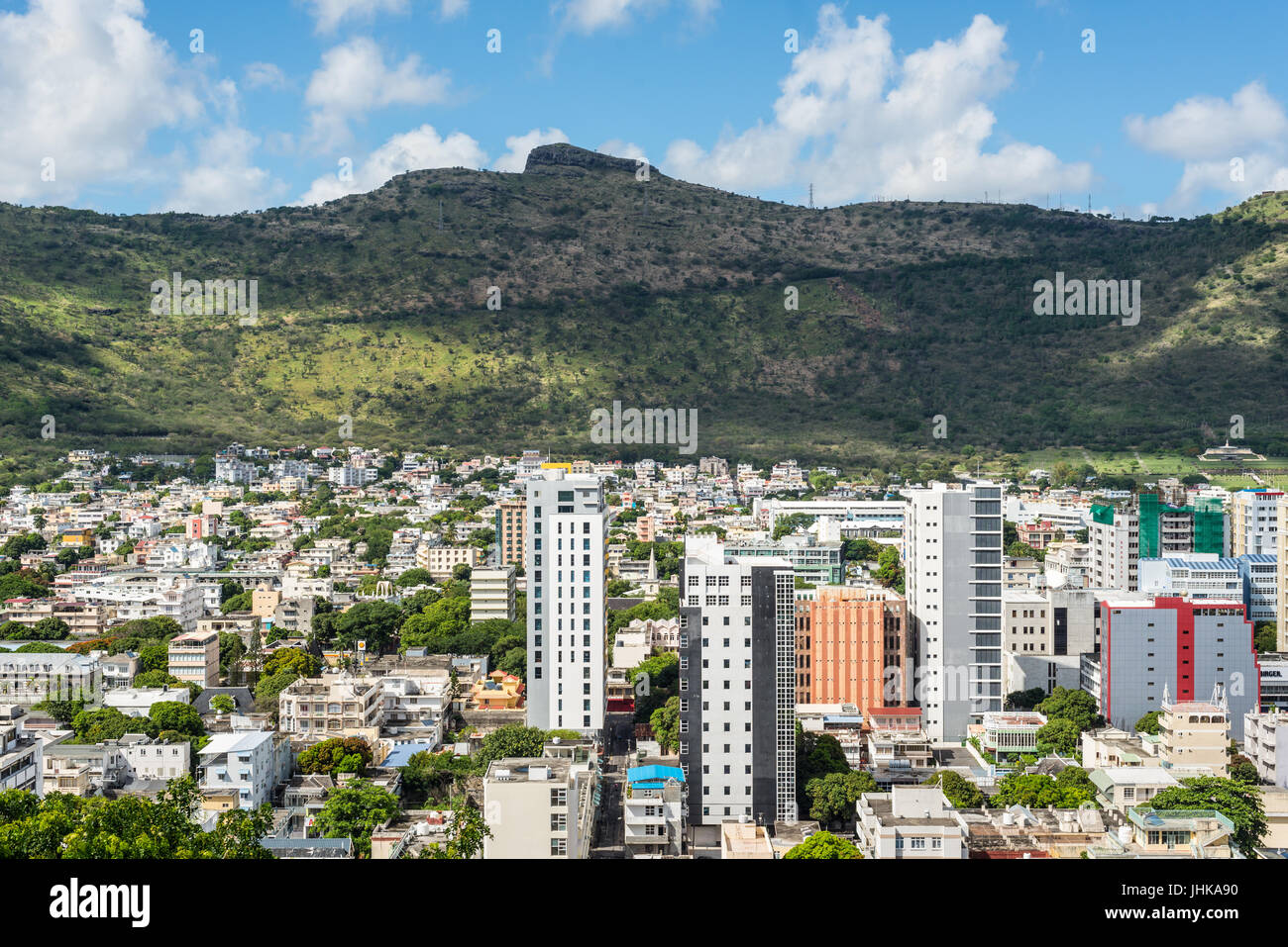 Port Louis, Mauritius - December 25, 2015: Port Louis Cityscape ...