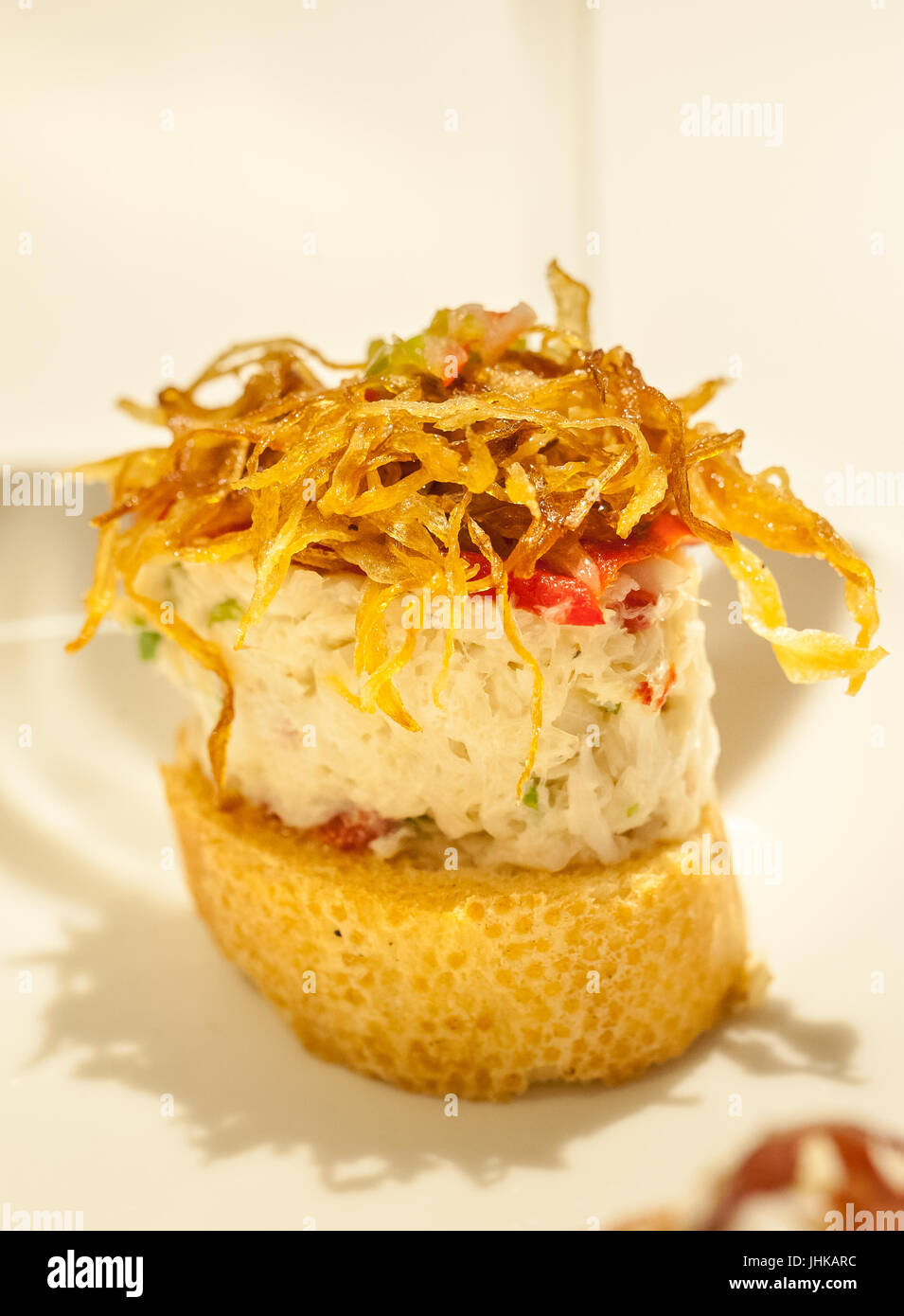 Typical Basque country snack - "pintxo Stock Photo - Alamy
