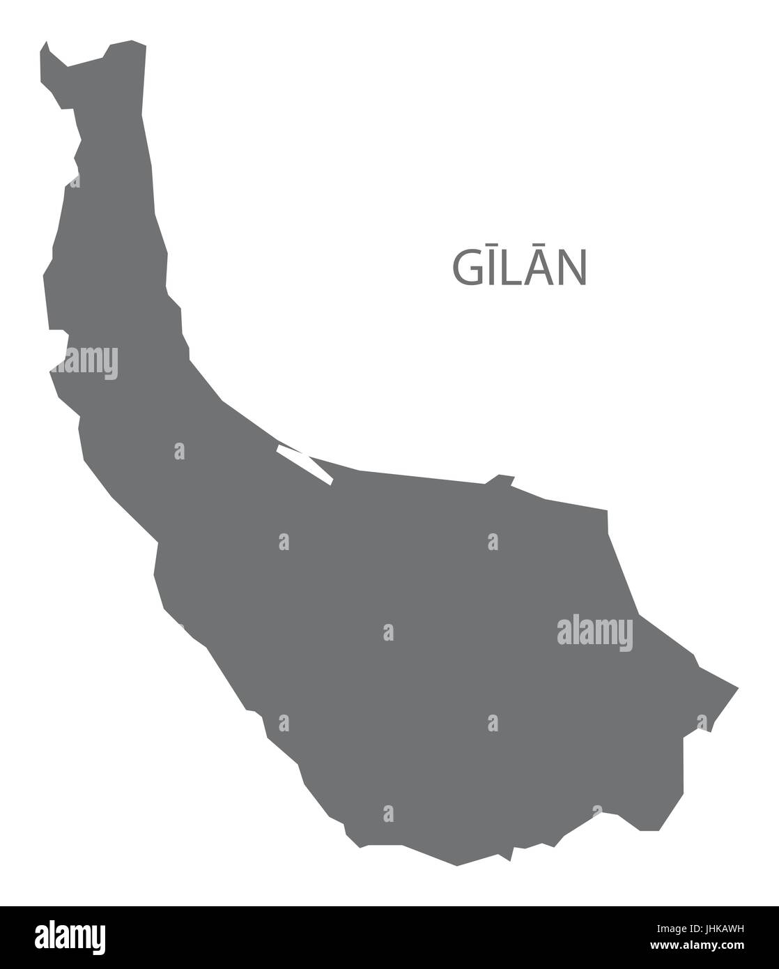 Gilan map Stock Vector Images - Alamy