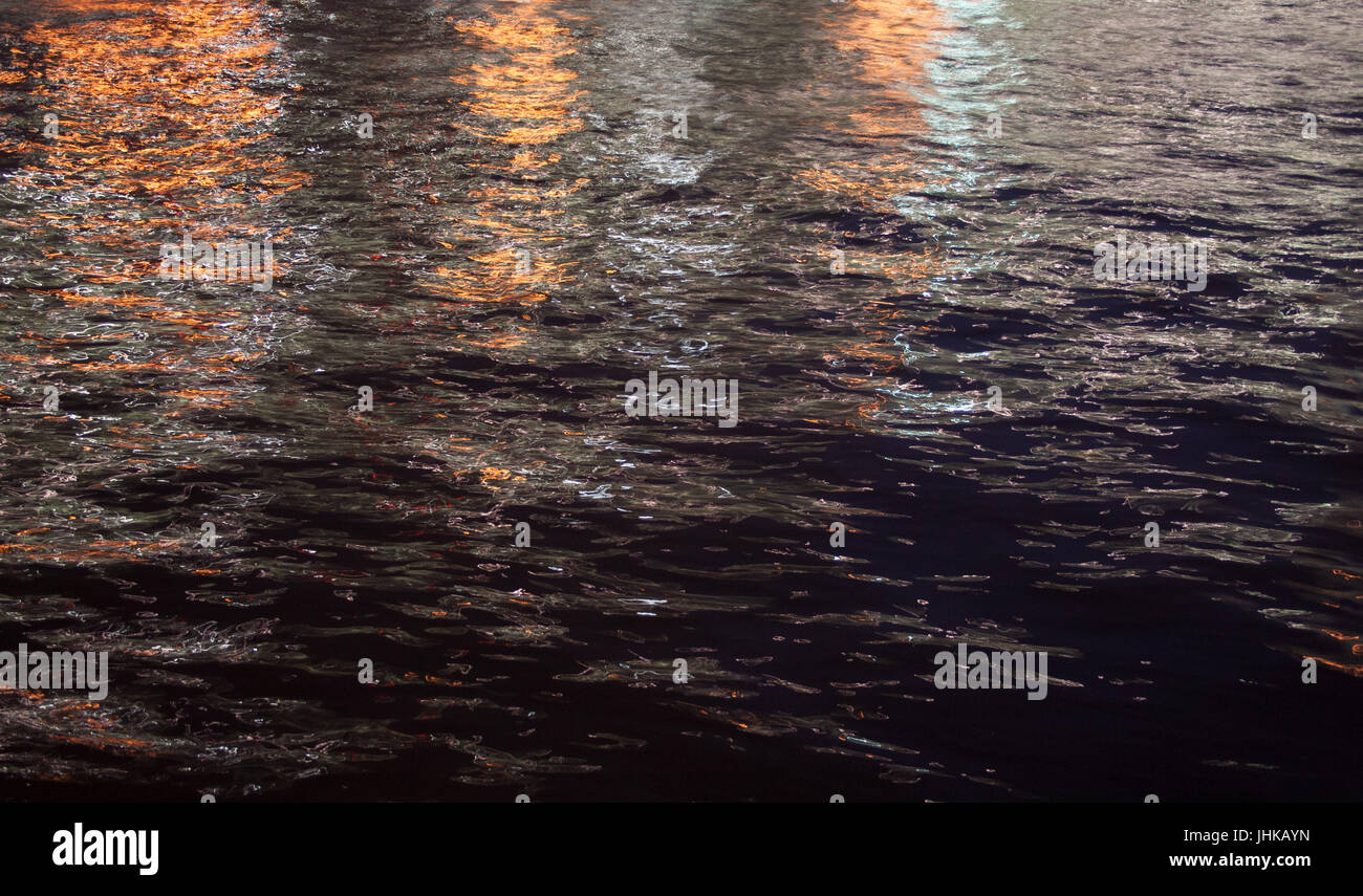 Night river, dark water. background, texture Stock Photo - Alamy