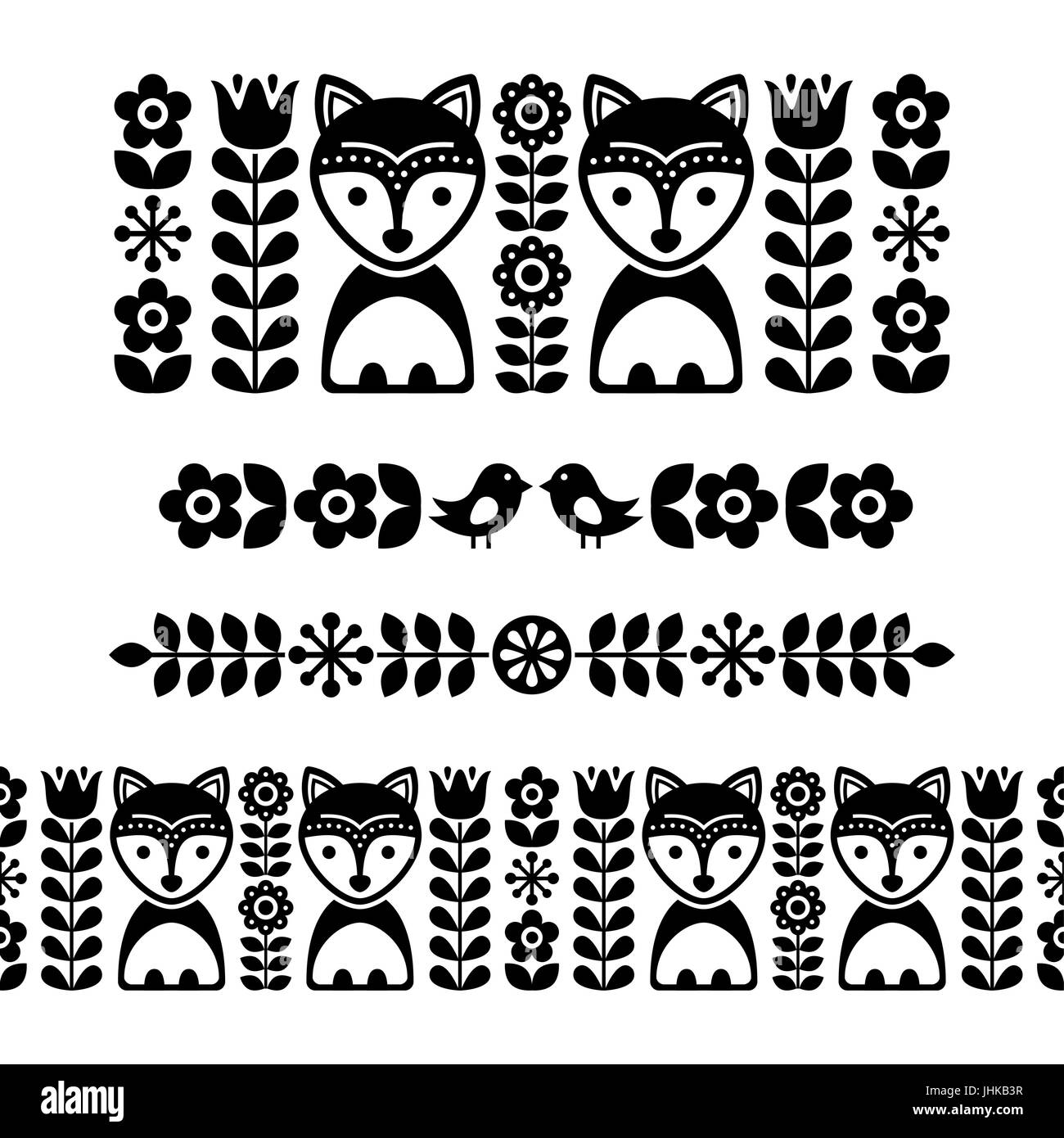 Swedish folk art Black and White Stock Photos & Images - Alamy