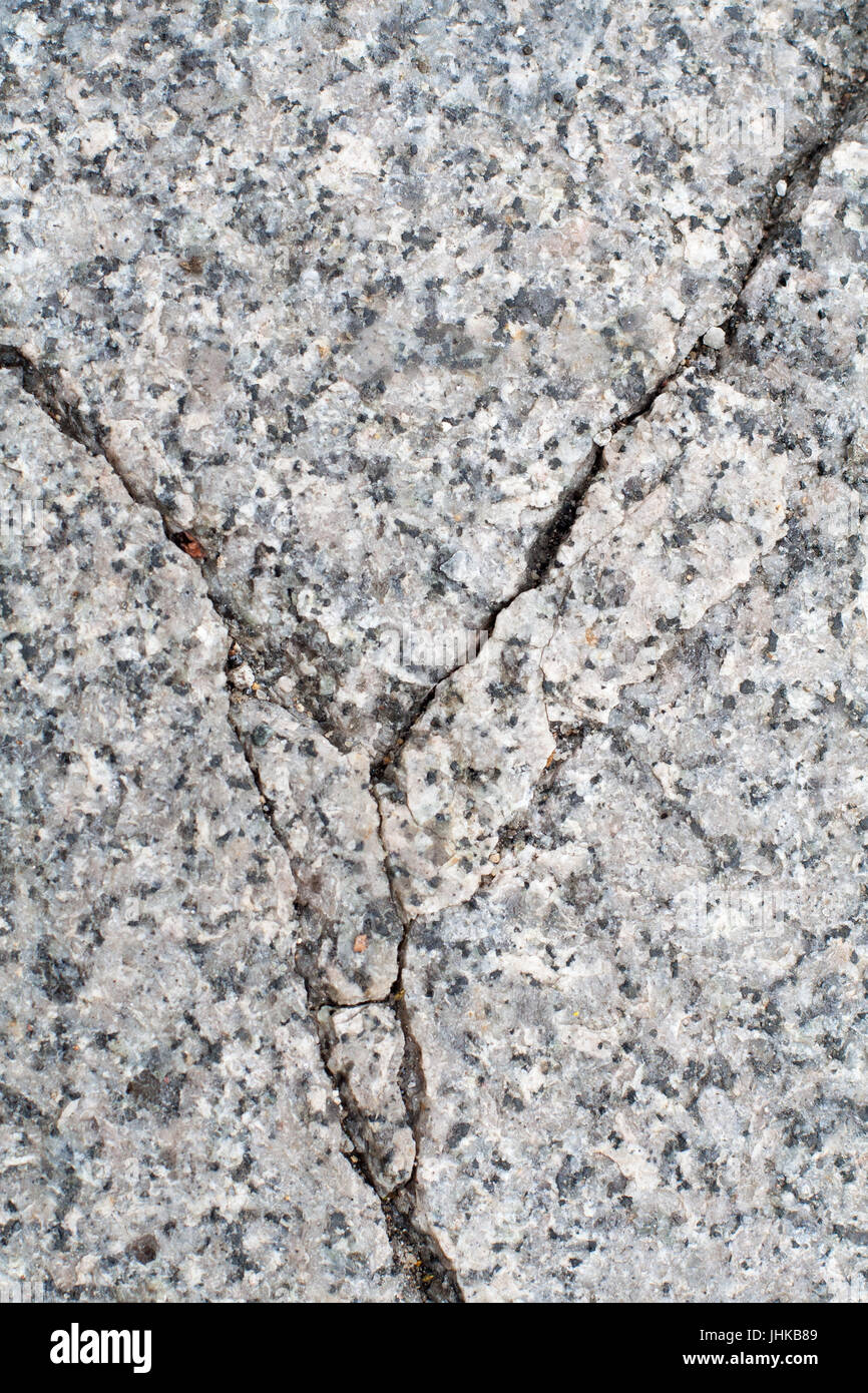 cracked gray granite stone. background, texture Stock Photo - Alamy