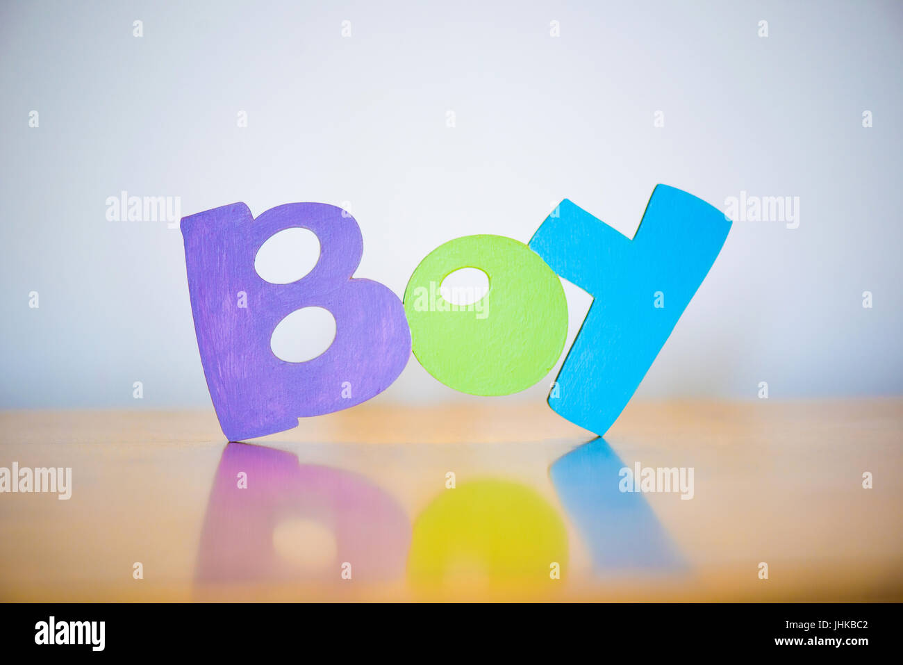 Boy letters spell word boy hi-res stock photography and images - Alamy