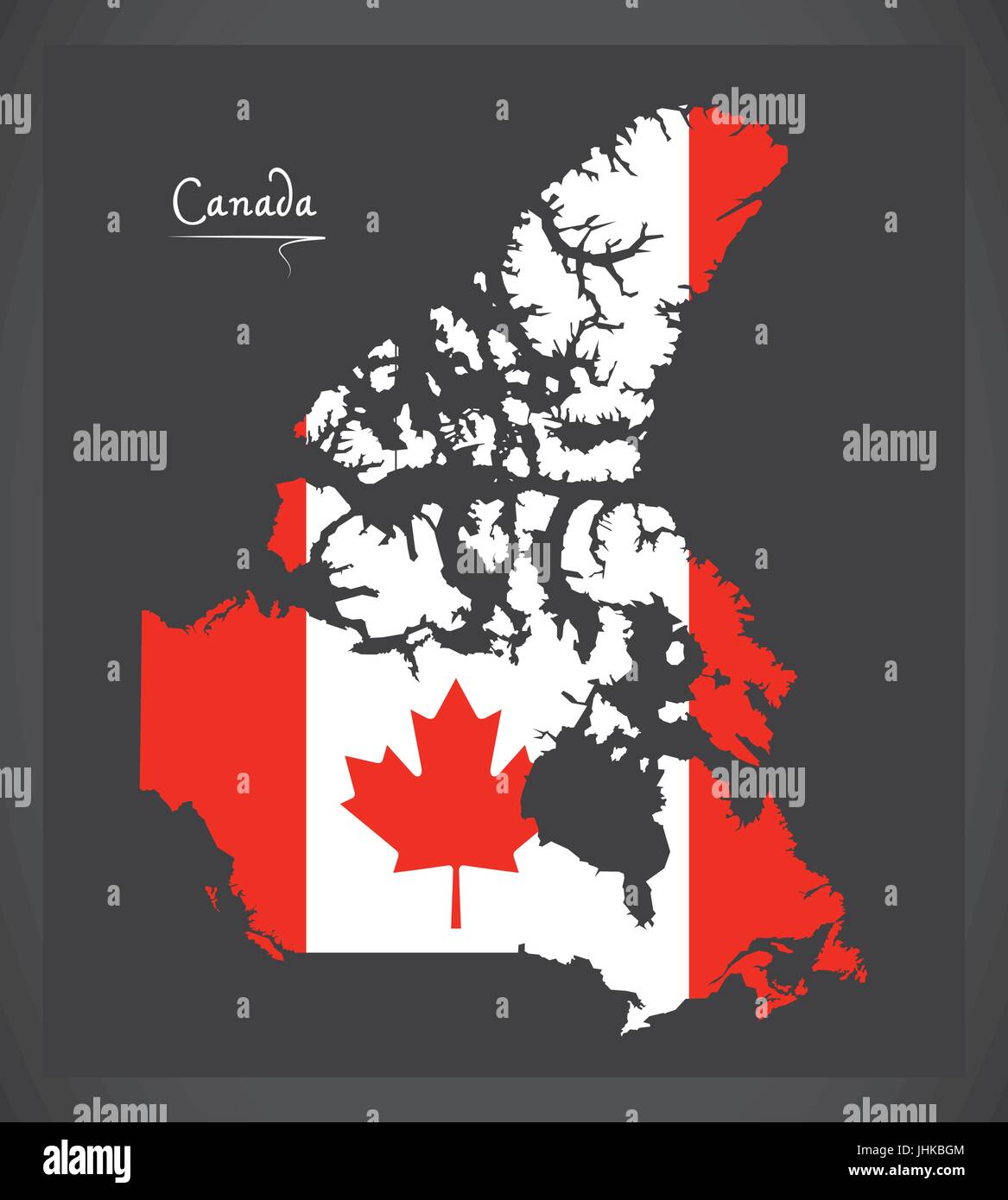 Canadian national flag Stock Vector Images - Alamy