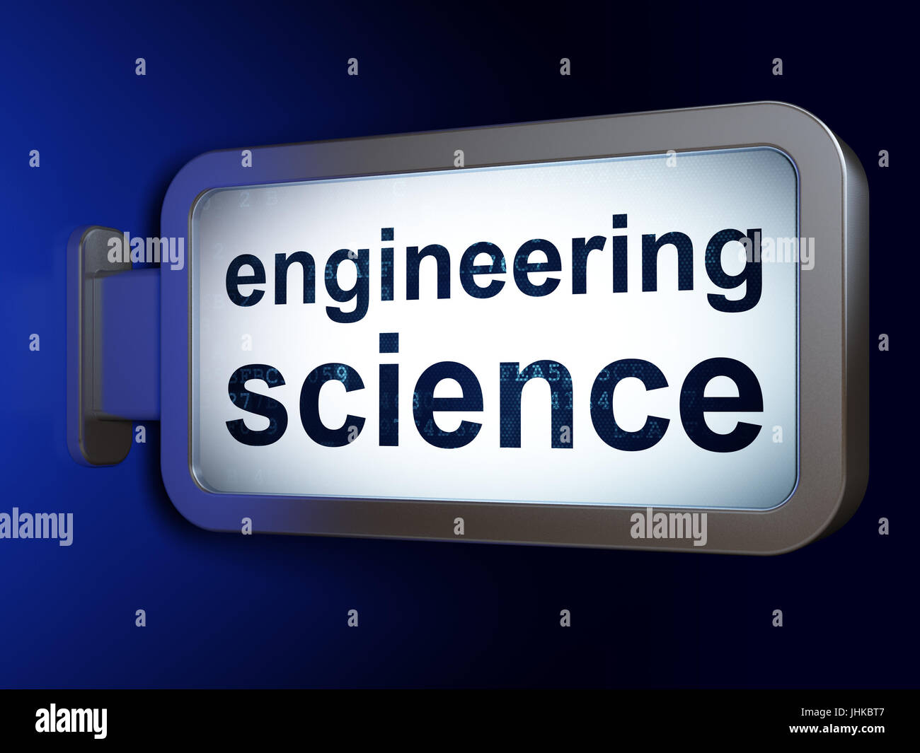 Science concept: Engineering Science on billboard background Stock ...