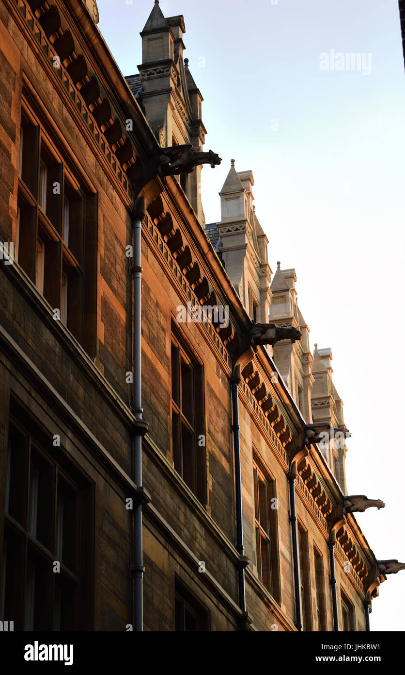 Gonville and Caius College, Waterhouse Building. Cambridge, UK Stock ...