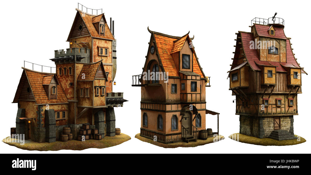 Fantasy buildings hi-res stock photography and images - Alamy