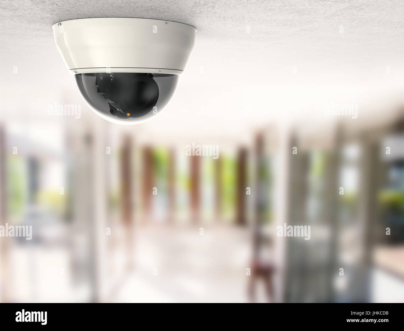 3d rendering security camera or cctv camera on ceiling Stock Photo - Alamy