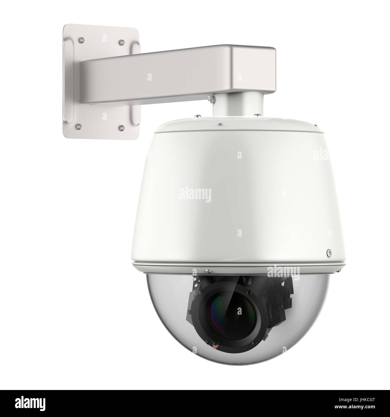 3d rendering security camera or cctv camera isolated on white Stock ...