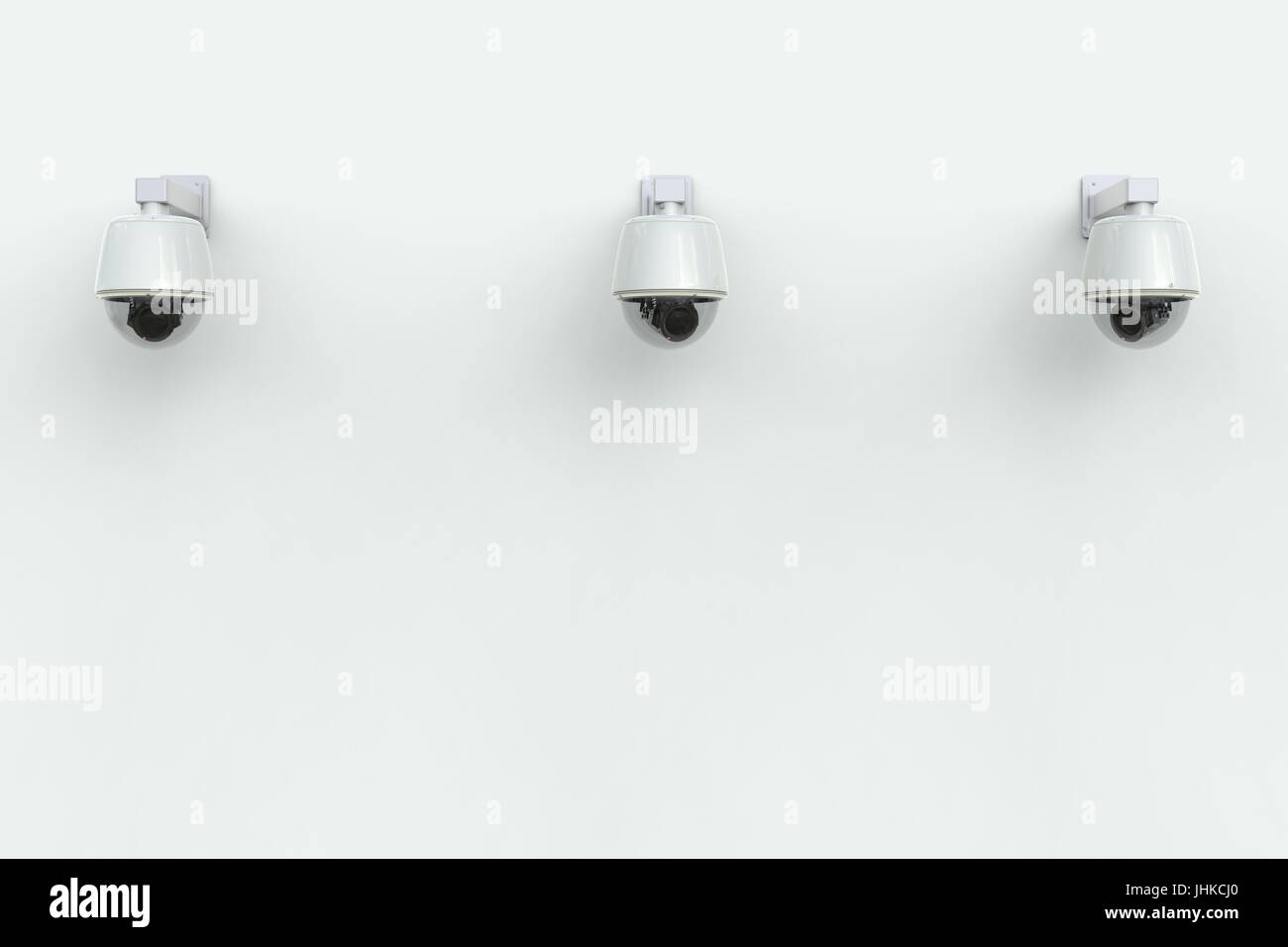 3d rendering security camera or cctv camera on wall Stock Photo - Alamy