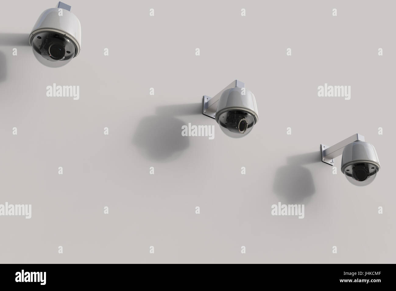 3d rendering security camera or cctv camera on wall Stock Photo - Alamy