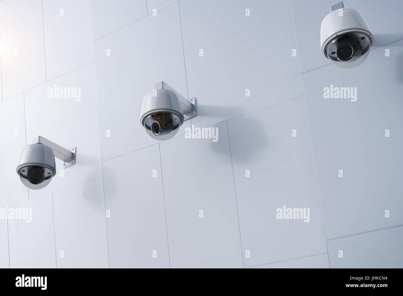 3d rendering security camera or cctv camera on wall Stock Photo - Alamy
