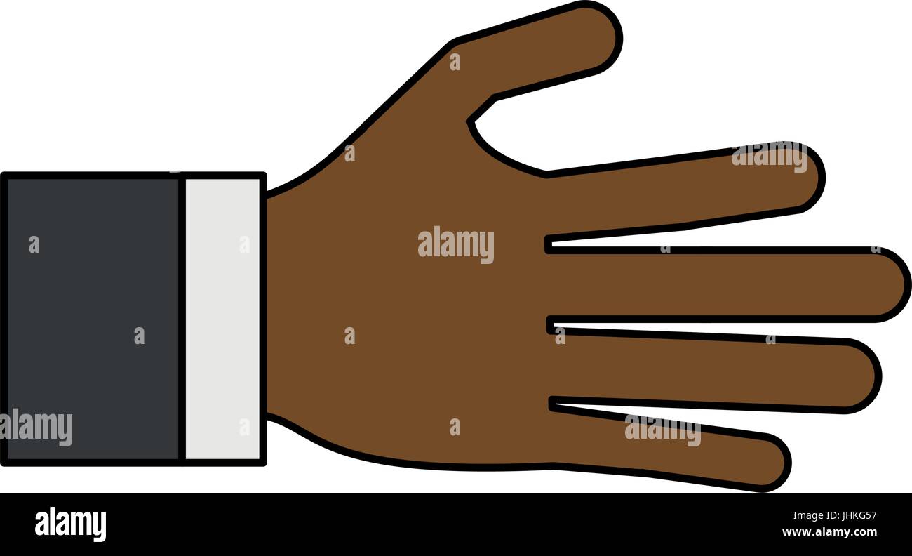 hand vector illustration Stock Vector Image & Art - Alamy
