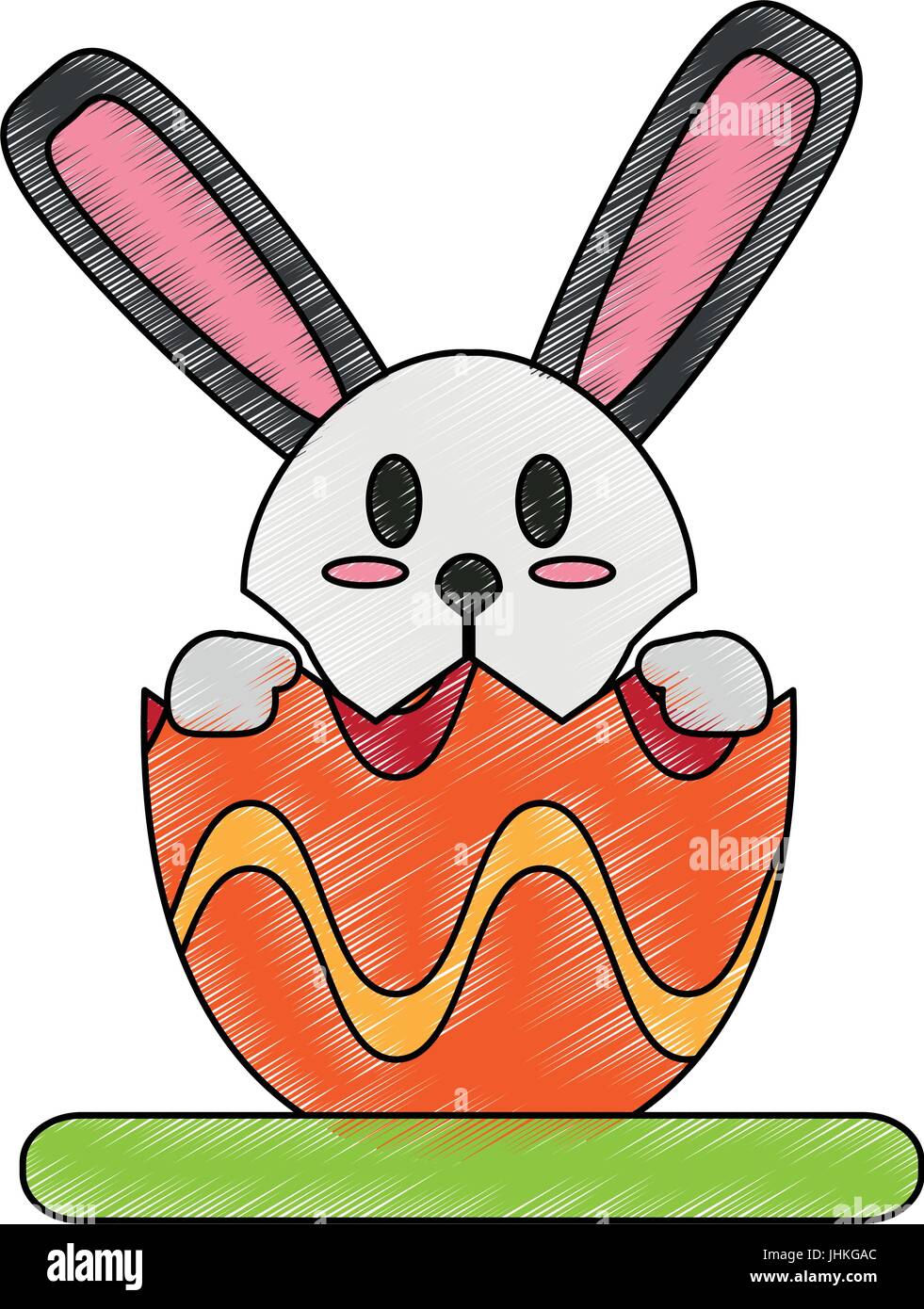 bunny vector illustration Stock Vector Image & Art - Alamy