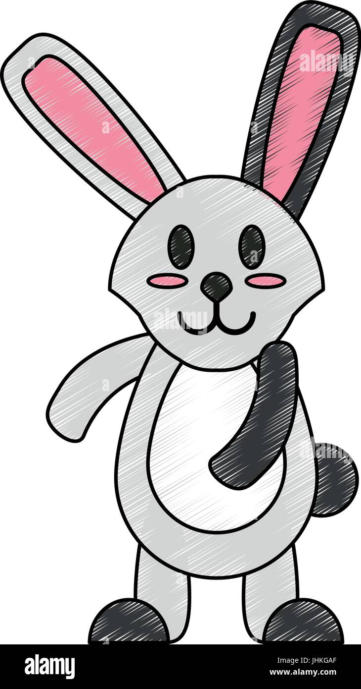 Rabbit vector illustration Stock Vector Image & Art - Alamy