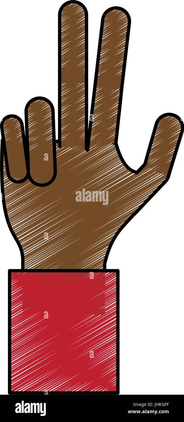Hand vector illustration Stock Vector Image & Art - Alamy