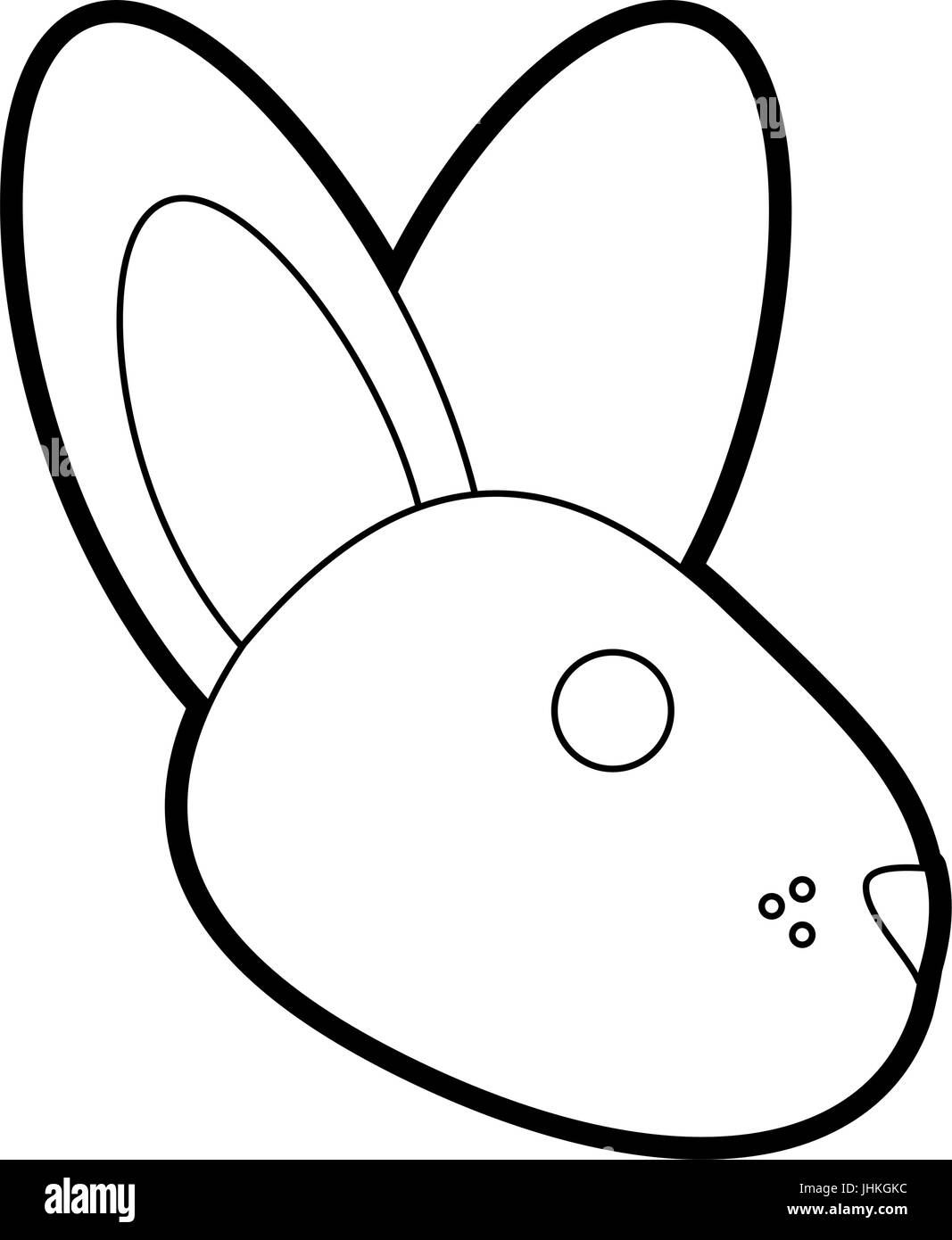 bunny vector illustration Stock Vector Image & Art - Alamy