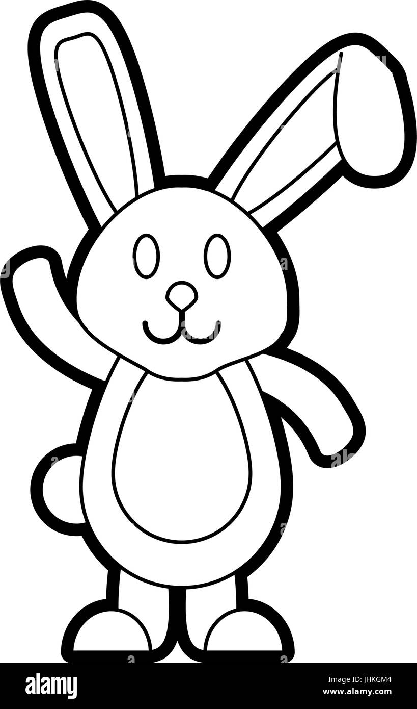 bunny vector illustration Stock Vector Image & Art - Alamy
