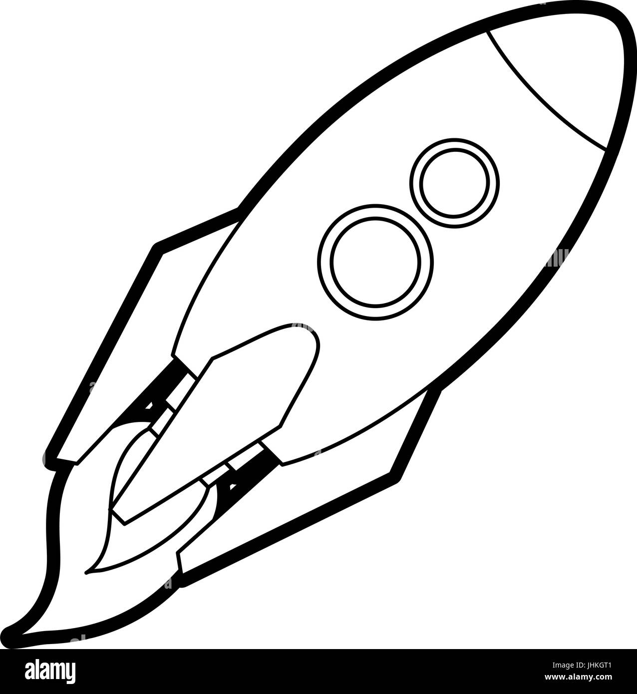 rocket vector illustration Stock Vector Image & Art - Alamy