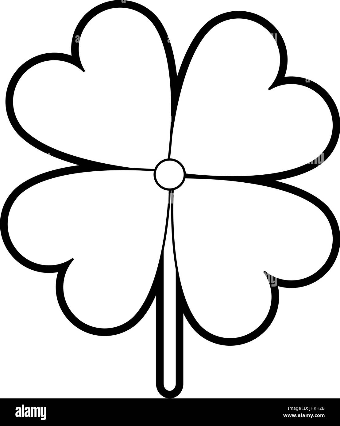 clover vector illustration Stock Vector Image & Art - Alamy