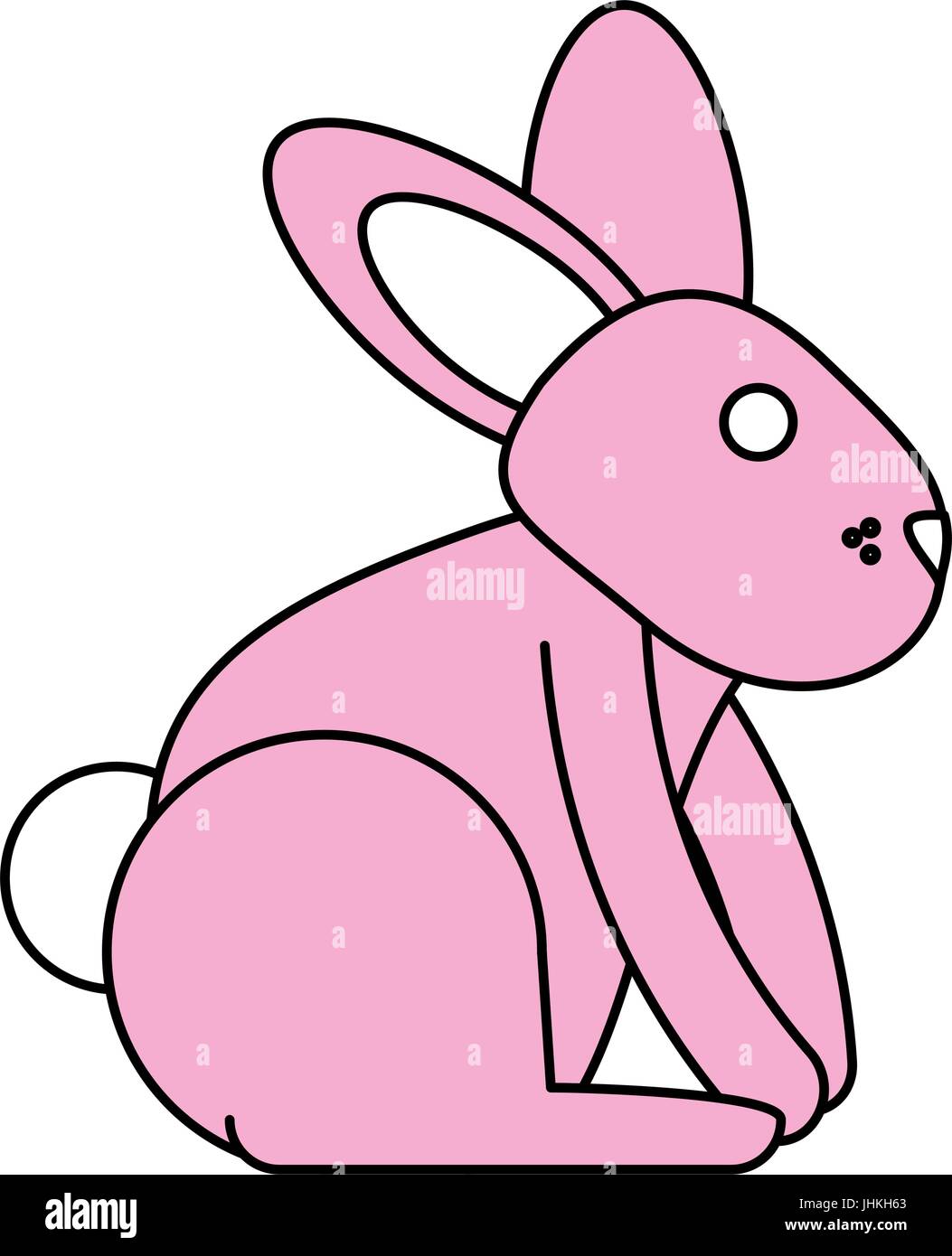 bunny vector illustration Stock Vector Image & Art - Alamy